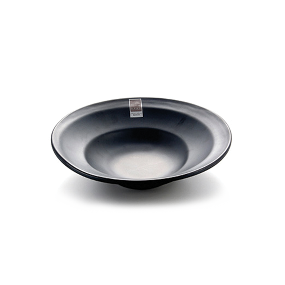 11" Matte Black Round Plate - Maju Emas Kitchenware Sdn Bhd