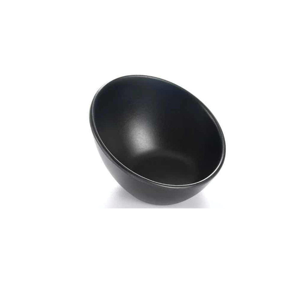 Matte Black Oblique Bowl For Sale | My Kitchen